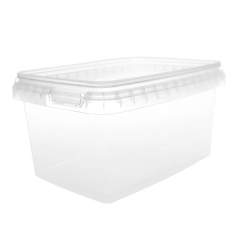 580ML Clear Plastic Food Rectangular / Square Tub – Taylor Davis Online