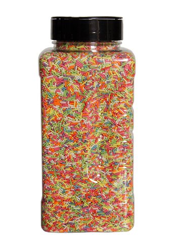 1 Litre Pet Clear Square Gripper Jar | Herbs, Spices, Fishing | TD ...